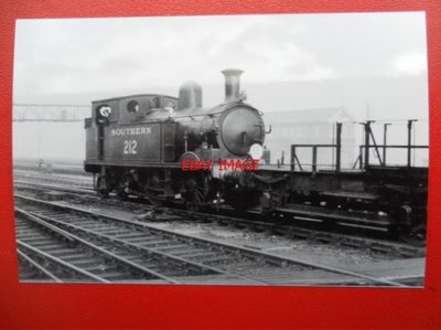 PHOTO SR EX LSWR ADAMS O2 CLASS LOCO 212 AT CLAPHAM JCT | eBay UK
