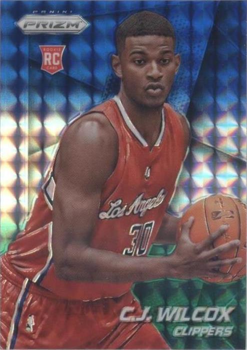 2014-15 Panini Prizm - C.J. Wilcox #273 Blue & Green Mosaic Prizm (RC ...