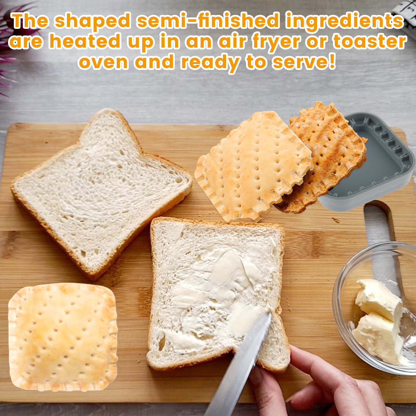 2Pcs Wrap Toastie Maker Crimp Sandwich Maker Reusable Toastie Press ...