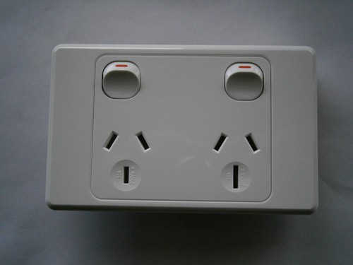 10A + 15A Special Combined 240v Double Power Point GPO Electrical ...