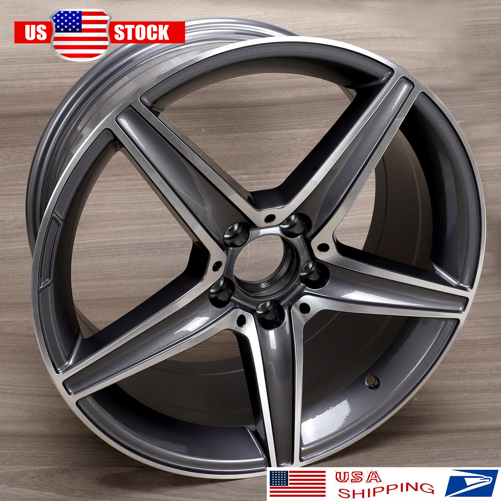 18" x 8.5" Front Wheel Rim For Mercedes Benz E300 E350 E400 E550 ...