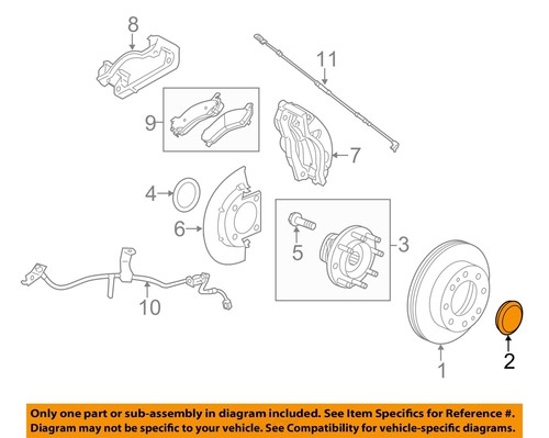 GM OEM Brake-Front-Rotor Cap 25807436 | eBay