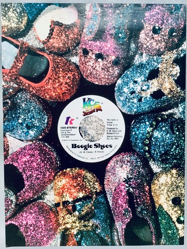 KC AND THE SUNSHINE BAND vintage 1976 POSTER ADVERT BOOGIE SHOES | eBay