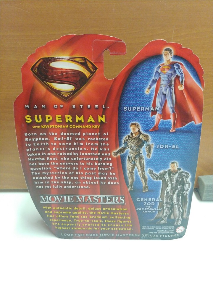 DCUC SUPERMAN WITH KRYPTONIAN KEY MAN OF STEEL | eBay