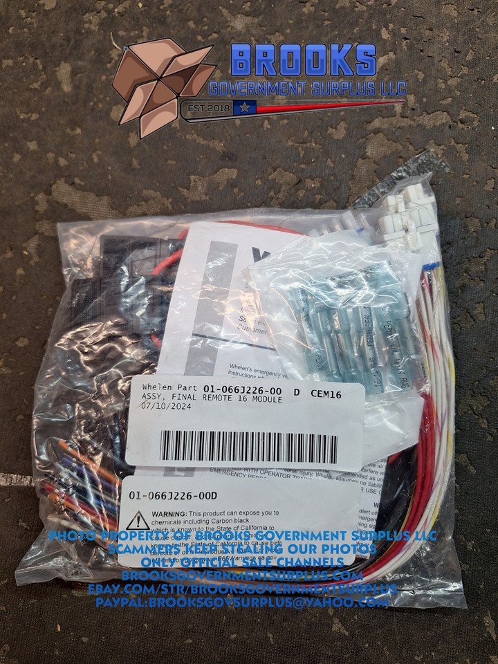 Whelen CORE Remote 16 output module CEM16 NEW 01-066J226-00D | eBay
