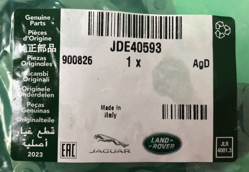 Genuine Jaguar XF / E-Pace / F-Pace / XE Lower Primary Timing Chain ...