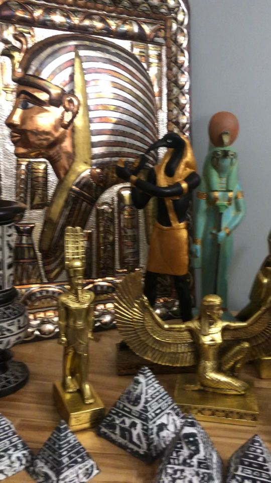 New Handmade Museum Replica Egyptian Isis Statue (11x11 inches) | eBay