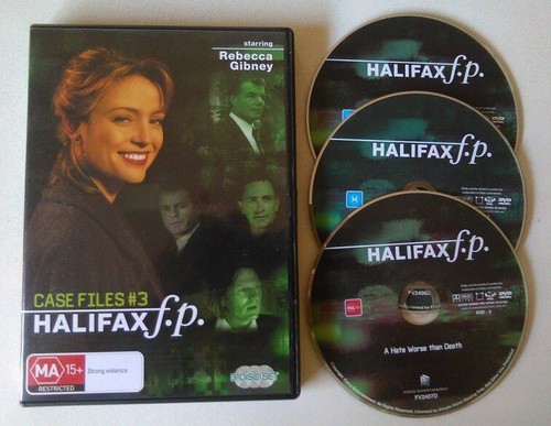 HALIFAX F.P. CASE FILES 3 dvd REGION 4 rebecca gibney RARE crime series ...