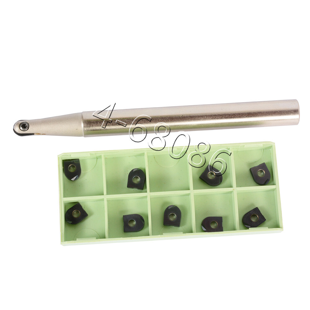 T2139 C12-5R-130 12mm Ball Nose milling cutter +5pc P3200-D10 index ...