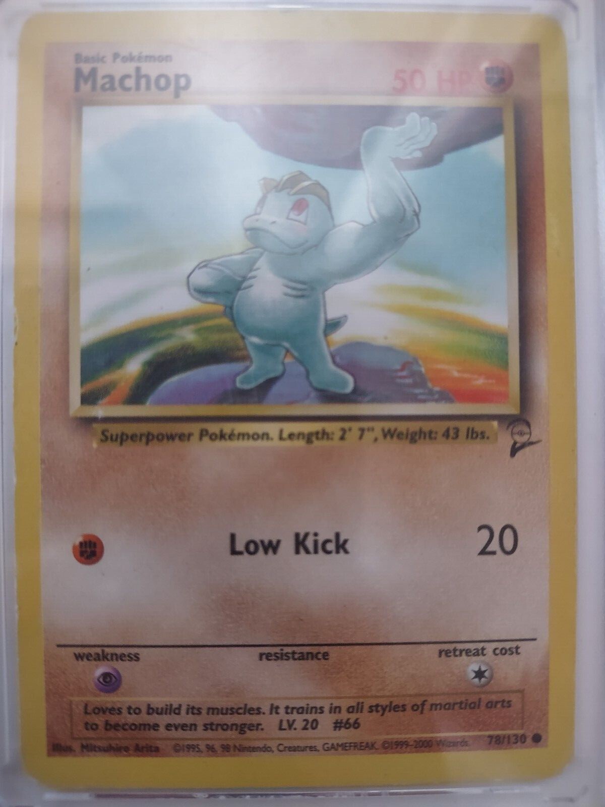 rare machop basic pokemon card base set | eBay