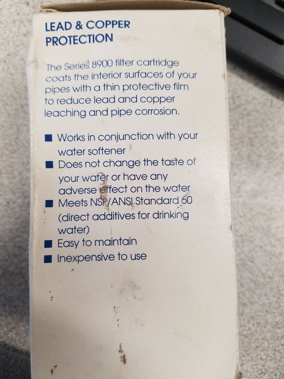 Keystone Water Filter Cartridge - Model 890 Lead and Copper Protection ...