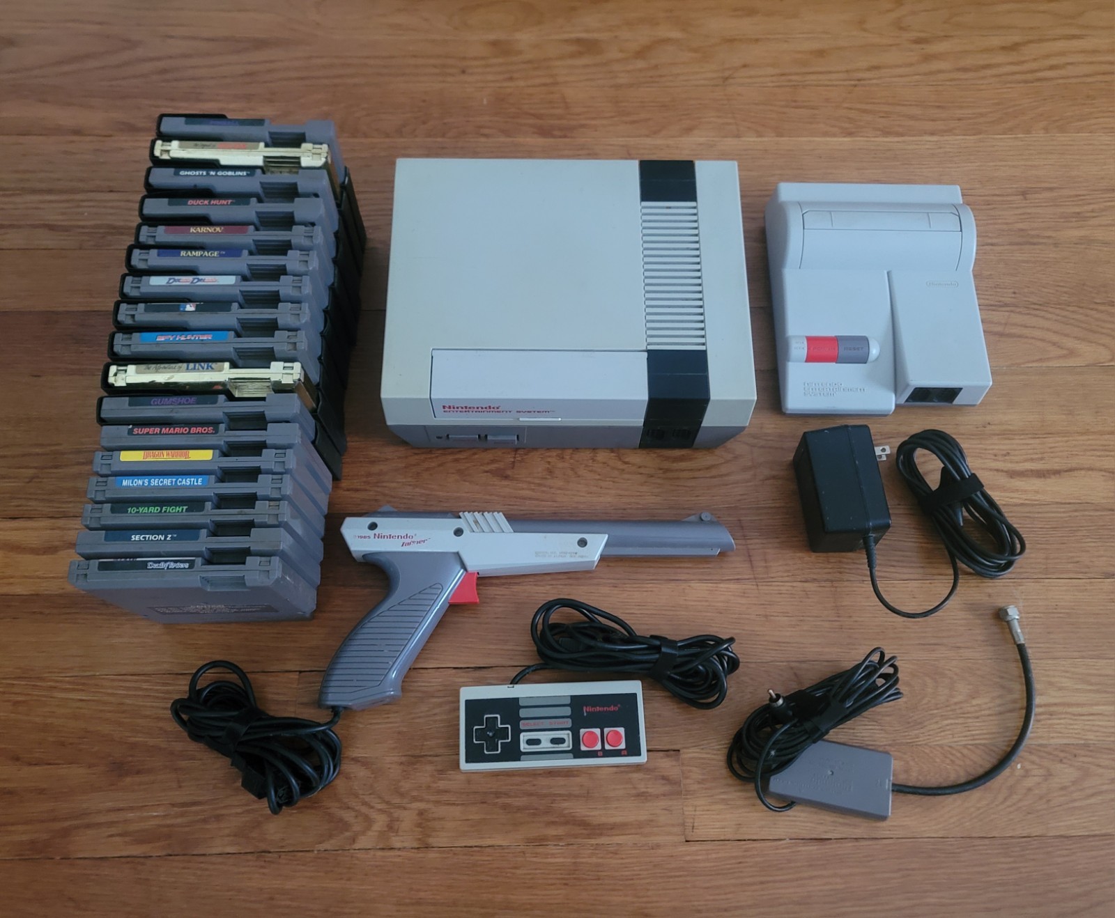 Nintendo NES LOT | Console + Top Loader + Controller + 17 Games | eBay