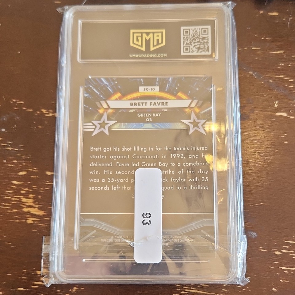 2024 Topps Cosmic Chrome Brett Favre Star Command SC-10 Green Bay ...