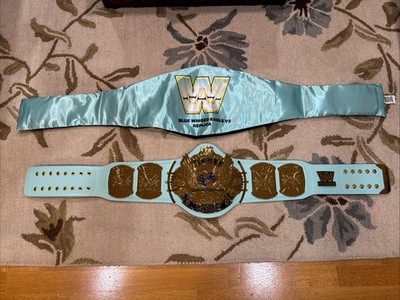 Blue WWE Winged Eagle Championship Replica Title Belt V2 EXCELLENT FULL ...