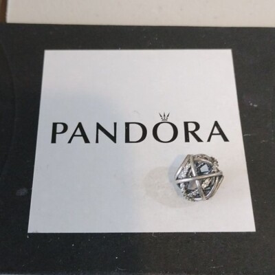 Pandora Sterling Silver Galaxy Openwork Charm with Clear Zirconia ...