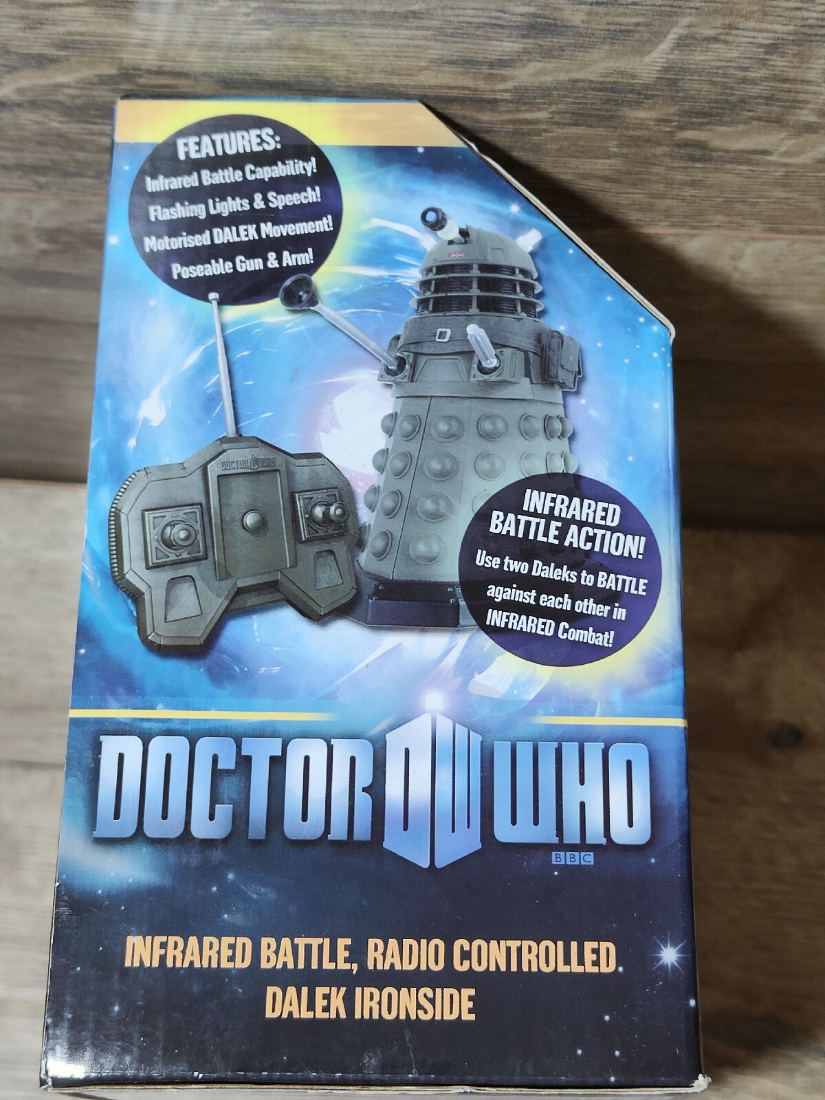 Vintage BBC Dr Who - Infrared Battle, RC Dalek Ironside- Remote Control ...