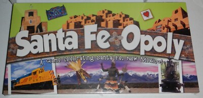 Santa Fe New Mexico Santa Fe-Opoly Monopoly Style Real Estate Trading ...
