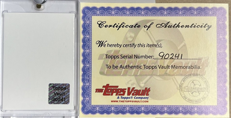 1979 1980 TOPPS VAULT Larry Robinson #1/1 NEGATIVE COLOR SEPARATION ...