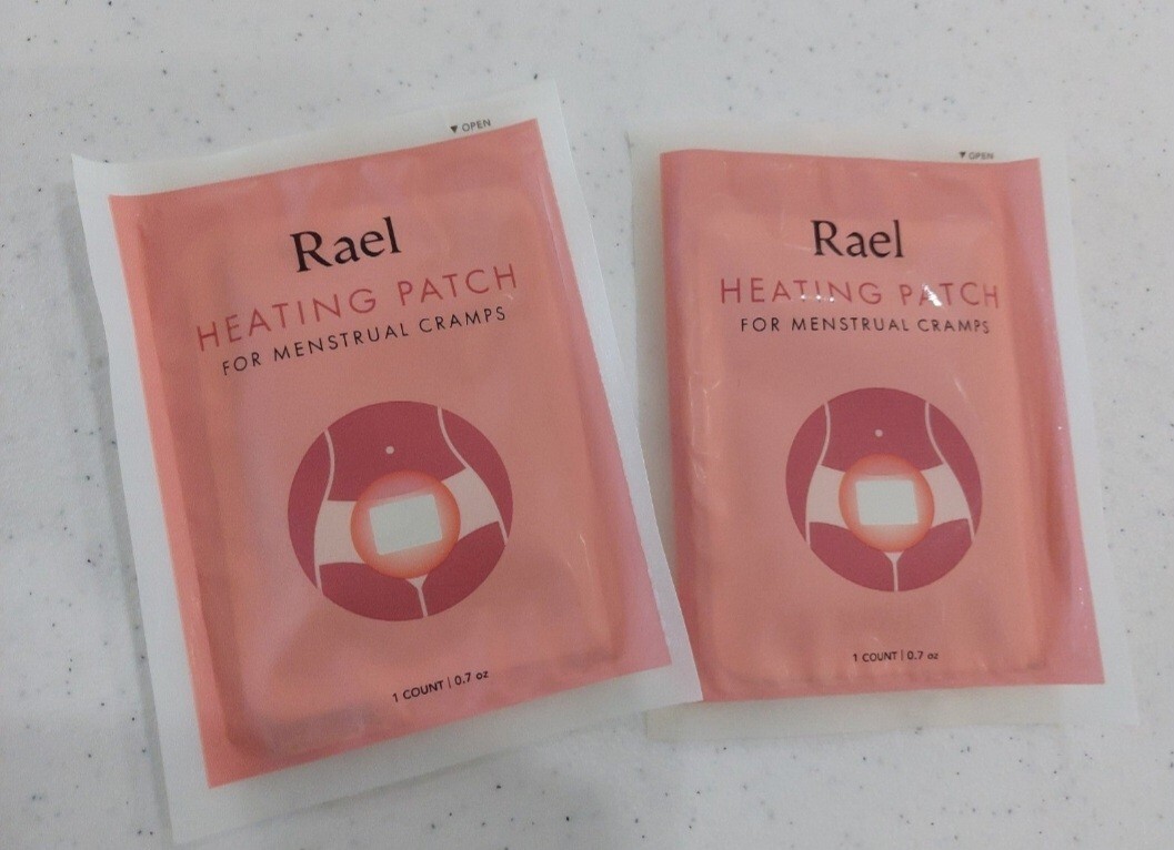 Rael Pain Period Heating Patch - PMS Relief Natural Heating Patches Set ...