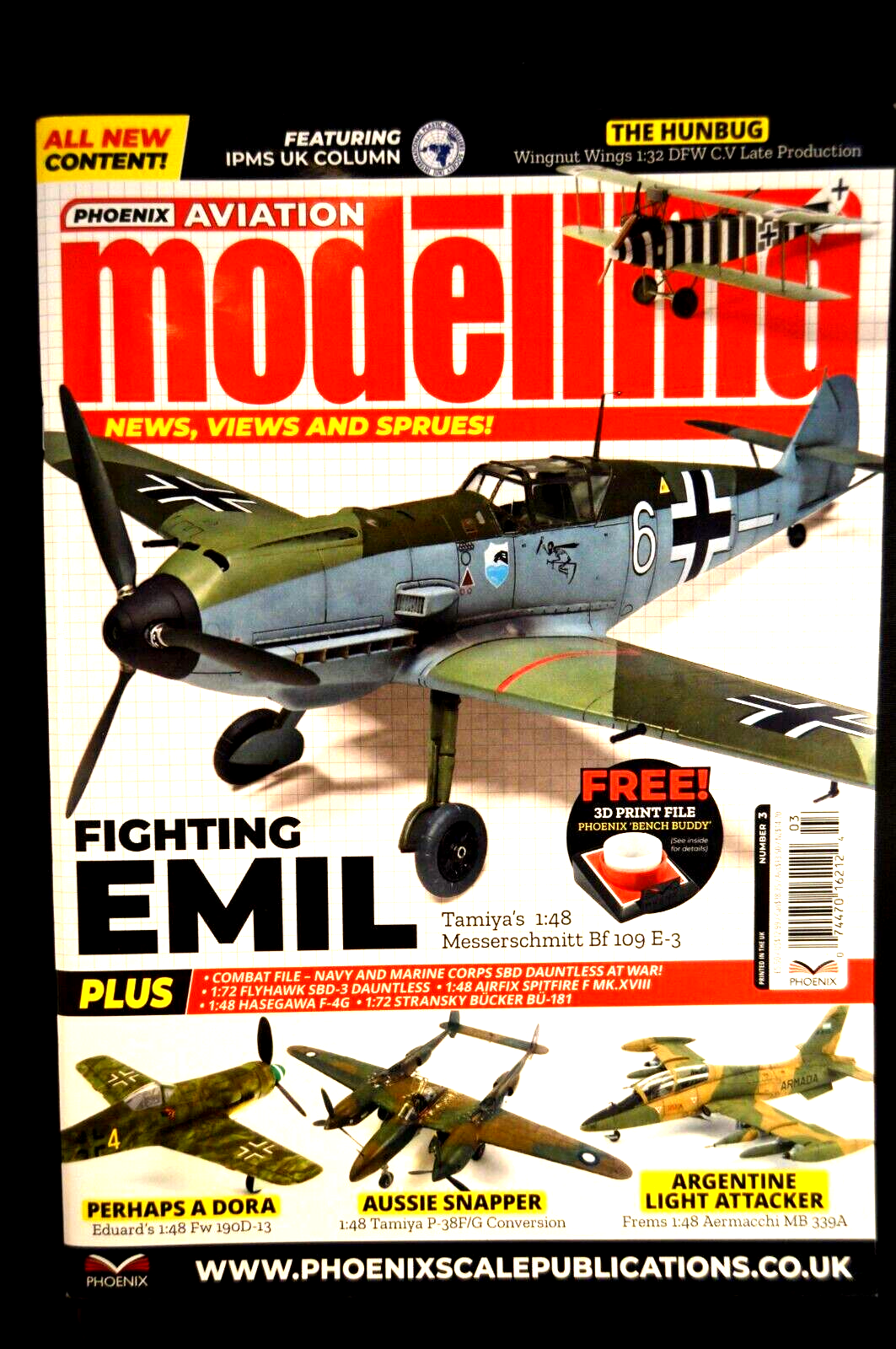 PHOENIX AVIATION MODELLING Magazine EMIL 2022 AIRPLANE Hunbug ENGLAND ...