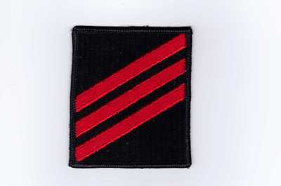 USN RATE - FIREMAN (FN E-3) FOR BLUES FULLY EMBROIDERED MATERIAL = PAIR ...