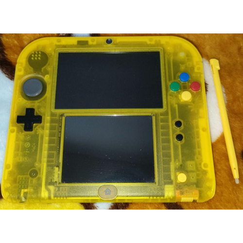 Nintendo 2ds Pokemon Clear Yellow Limited Edition Console region ...
