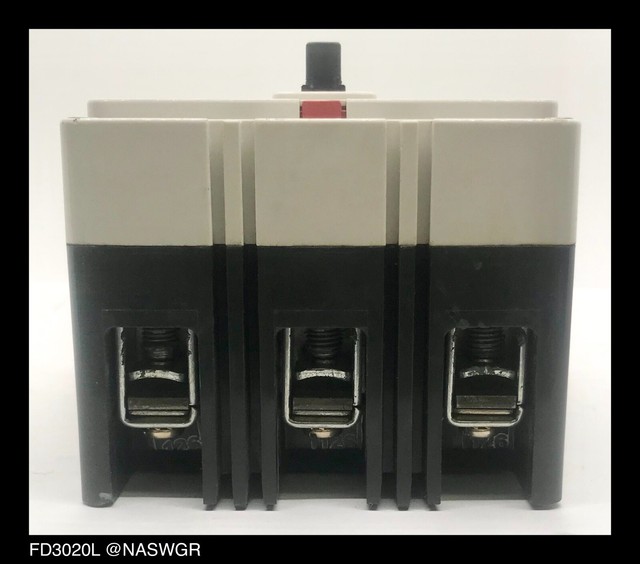 Eaton FD3020L Circuit Breaker 20 Amp 3 Pole 600 VAC FD 35k for sale ...