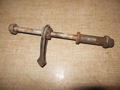90 Honda XR 100 XR100 front axle + spacer nut etc | eBay
