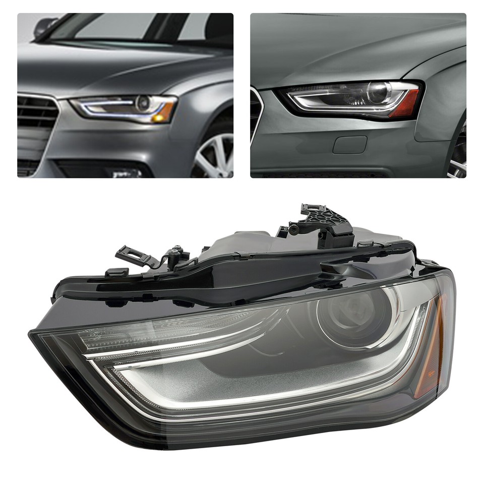 Left Headlight For 2013 2014 2015 2016 Audi A4 S4 Driver Side Projector ...