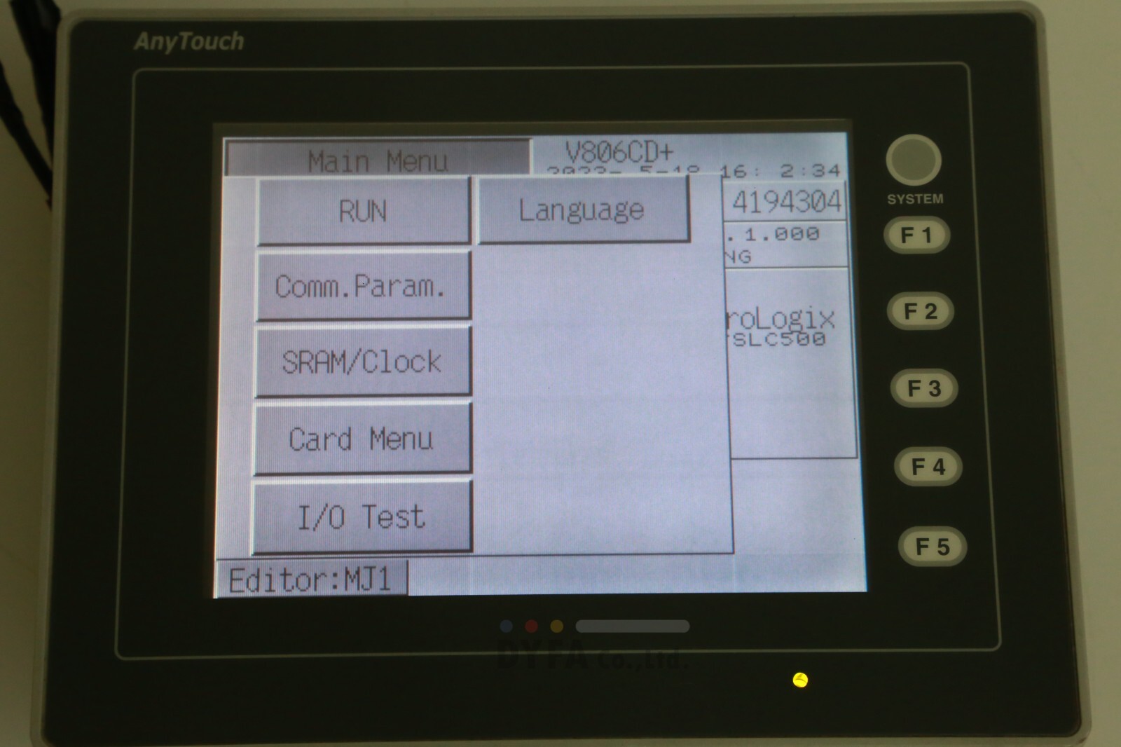 RS OEMAX used V806CD+ Tousch Screen Missing Fasten holders SCR-I-150 ...