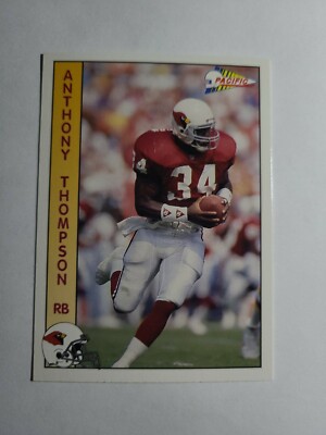 ANTHONY THOMPSON 1992 PACIFIC FOOTBALL CARD # 253 D4636 | eBay