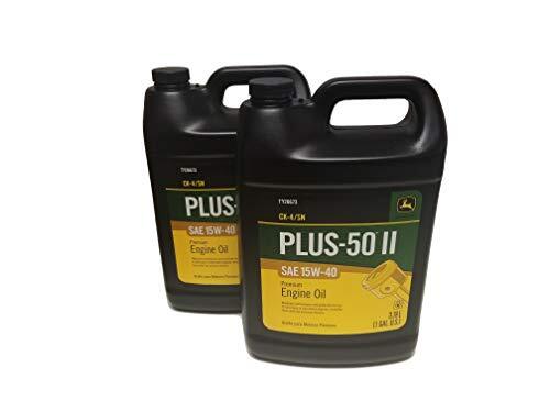 John Deere Original Equipment (2) Gallons Plus-50 II SAE 15W-40 Oil ...
