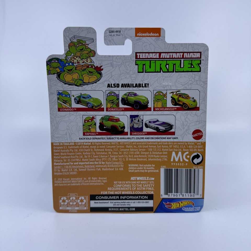 Teenage Mutant Ninja Turtles Car (Michelangelo)(Character Cars(Hot ...