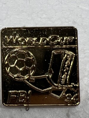 FBI 1984 World Cup Soccer Federal Bureau of Investigation Police Lapel ...