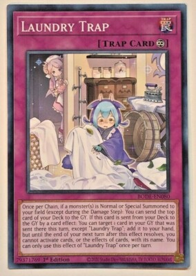 Yugioh Burst of Destiny BODE-EN080 Laundry Trap Common NM/M | eBay