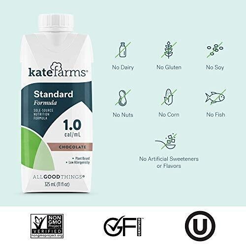 Kate Farms Adult Standard 1.0 Formula Sole Source Nutrition Meal ...