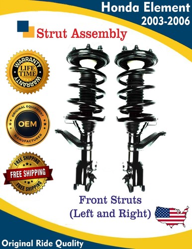 Premium Quality OE Front Struts For 2003-2006 Honda Element Lifetime ...