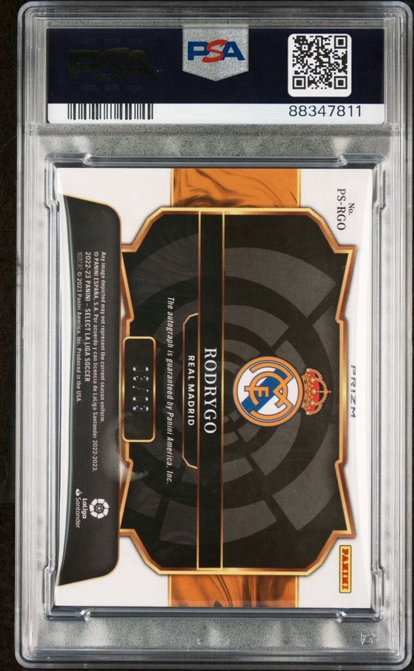 2022 Rodrygo Select La Liga Pitchside Signatures Gold /3 | eBay