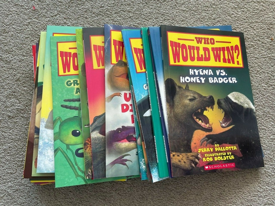 New Scholastic Who Would Win Books Book Set Sets (24 Books) By Jerry ...