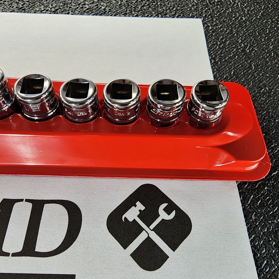 Snap-on Tools USA NEW 3/8" Drive SAE Shallow 12-Point Chrome Socket Set ...