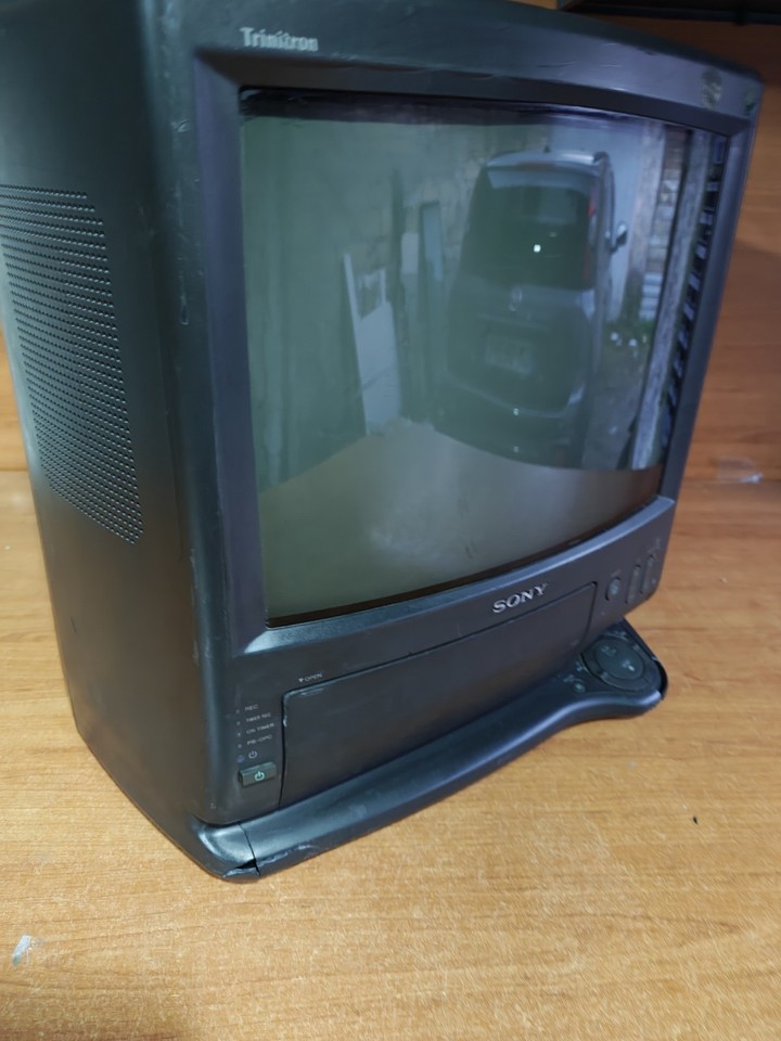 TV VINTAGE SONY Trinitron KV-V1430A• VHS📼 Retrogame Monitor CRT TV ...