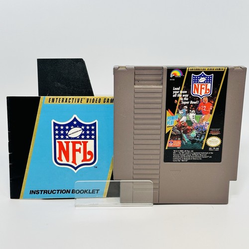 NFL Football Nintendo Entertainment System 1989 NES Authentic Tested ...