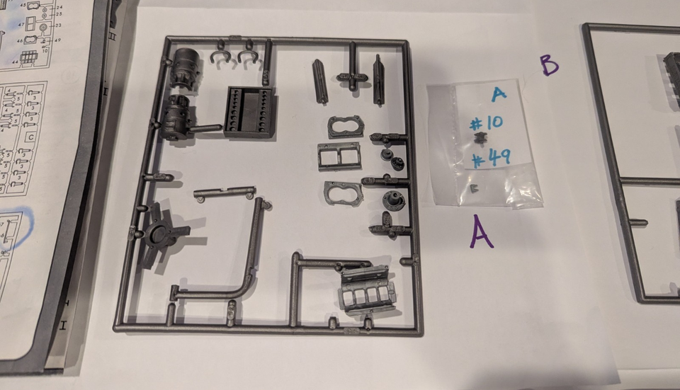 Aurora Racing Scenes Donovan 417 Blown Engine 1:16 Scale Model Kit ...