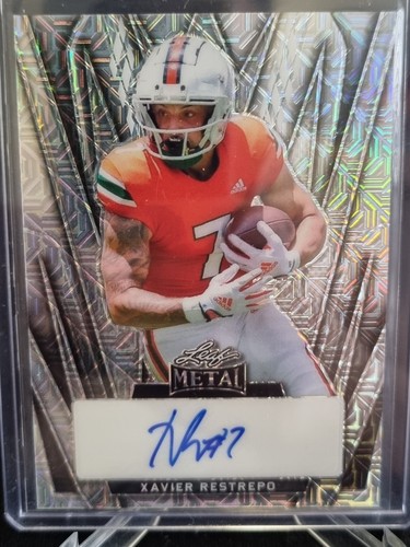 2024 Leaf Metal Xavier Restrepo Auto 8/9 !!! Silver Mojo!!! | eBay