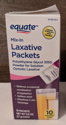 Equate Mix-In Laxative Packets | eBay