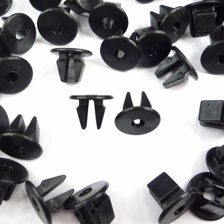 50 x Fender Apron Nylon Nut #10 Screw Grommet Clip Fits For Hyundai ...