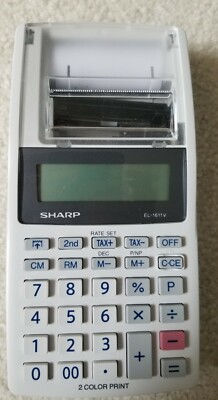 Sharp EL-1611V Electronic Printing Calculator | eBay