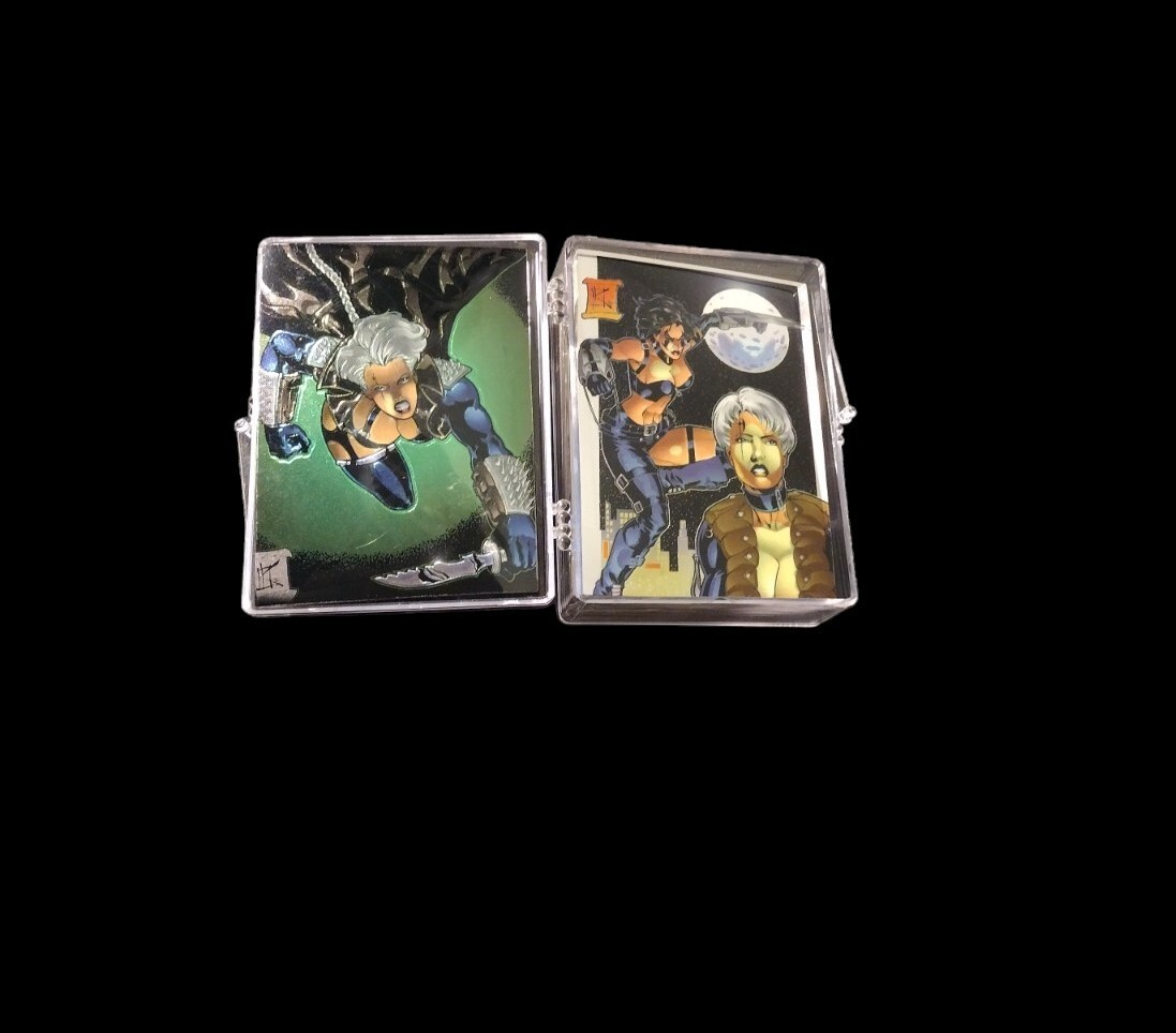 Lethal Strike 1997 Everette Hartsoe London Night Holochrome 35 Card Set ...