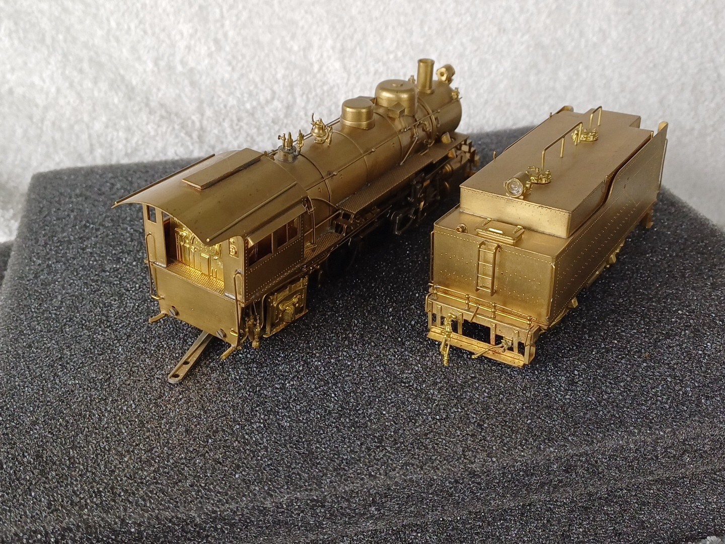 NJ Custom Brass HO Gauge 2-6-2 ATSF 1800 Series Brass Loco | eBay UK