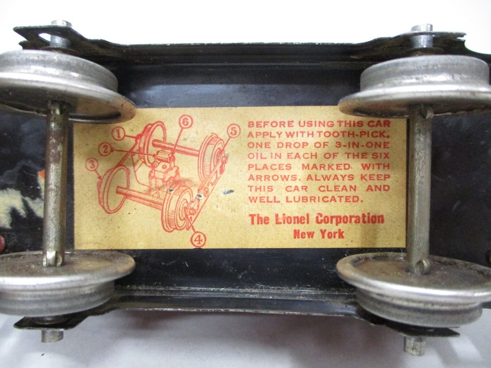 Lionel 801 Caboose Wabash Maroon 4890 Oil Label Prewar O gauge X6603 | eBay